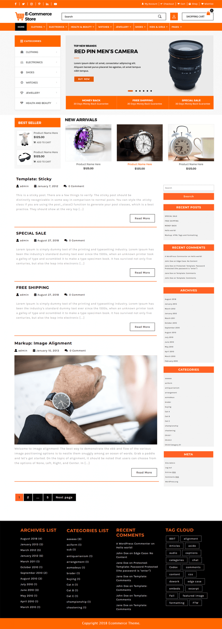 Best Free WordPress Ecommerce Theme for Online Shops