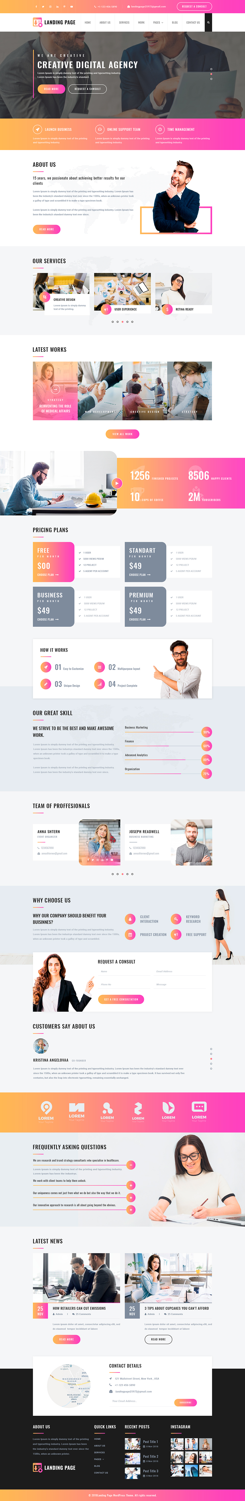 Landing Page WordPress Theme For Apps And Products